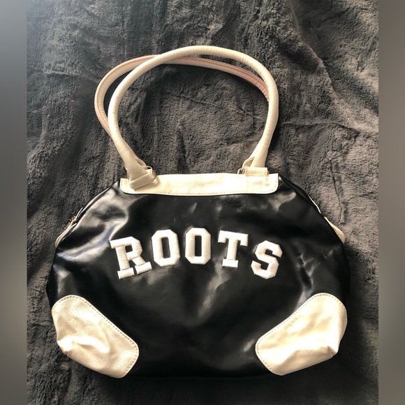 Roots | Bags | Roots Vintage Black And White Handbag | Poshmark